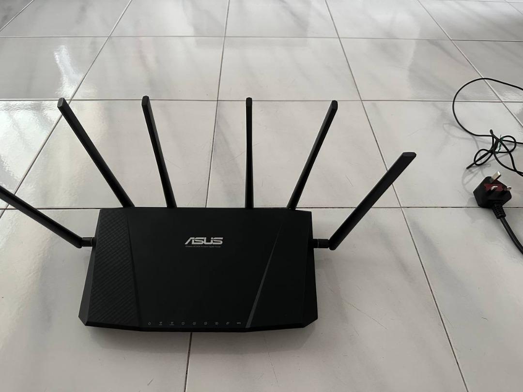 Asus RT-AC3200 Tri-Band Gigabit WiFi Router, Computers & Tech, Parts ...