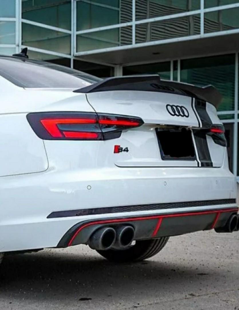 Audi A4 S4 B9 Carbon Fibre Spoiler Psm Style Car Accessories