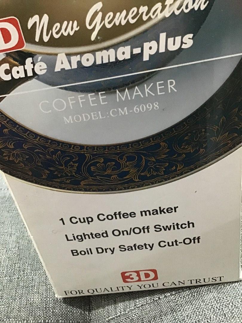 Authentic coffee maker brand new 3d new generation cafe aroma plus, TV ...