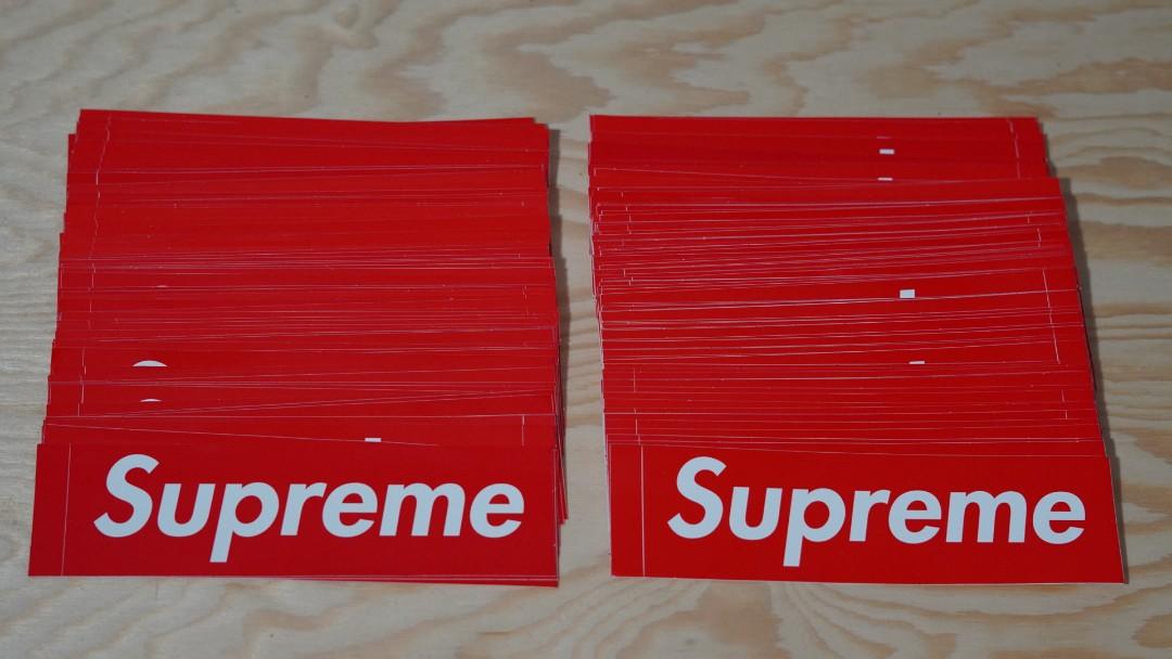 AUTHENTIC SUPREME STICKERS (US Release), Hobbies & Toys, Memorabilia ...