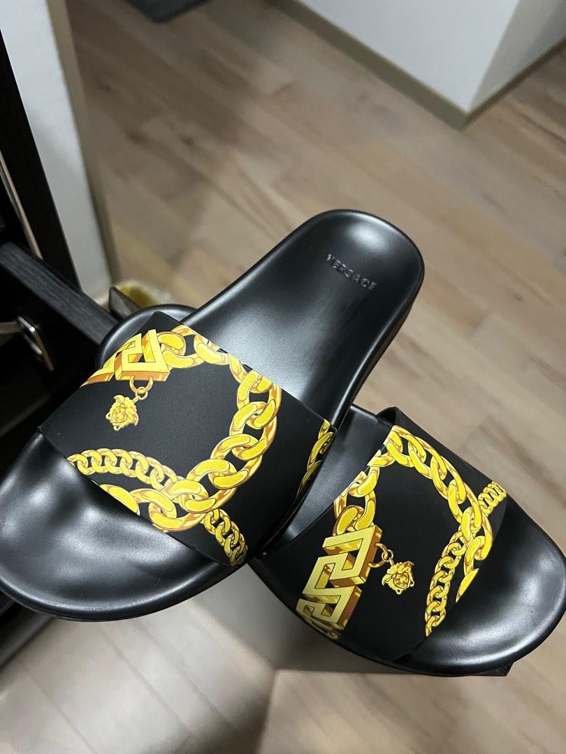 Authentic Versace Slides, Women's Fashion, Footwear, Flipflops and ...