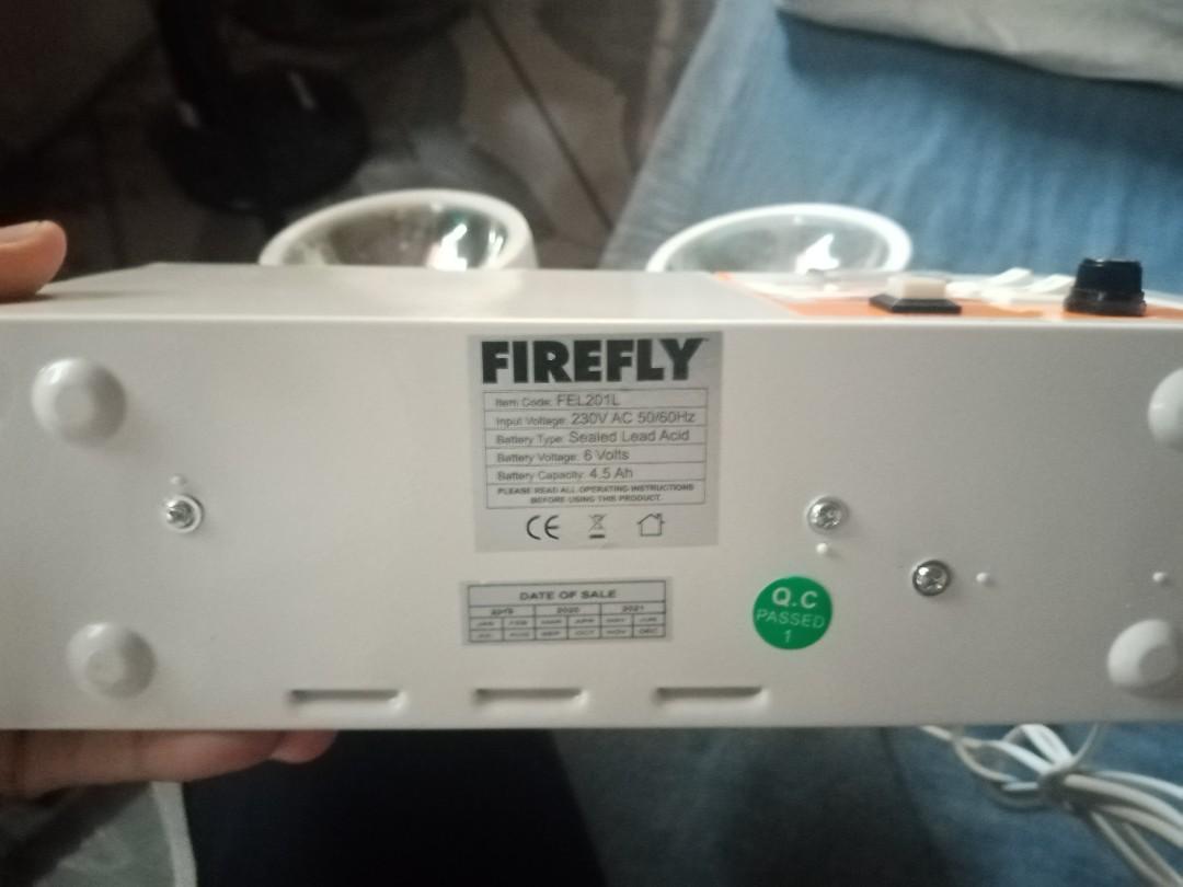 Automatic Emergency Light [Firefly], Furniture & Home Living, Lighting ...