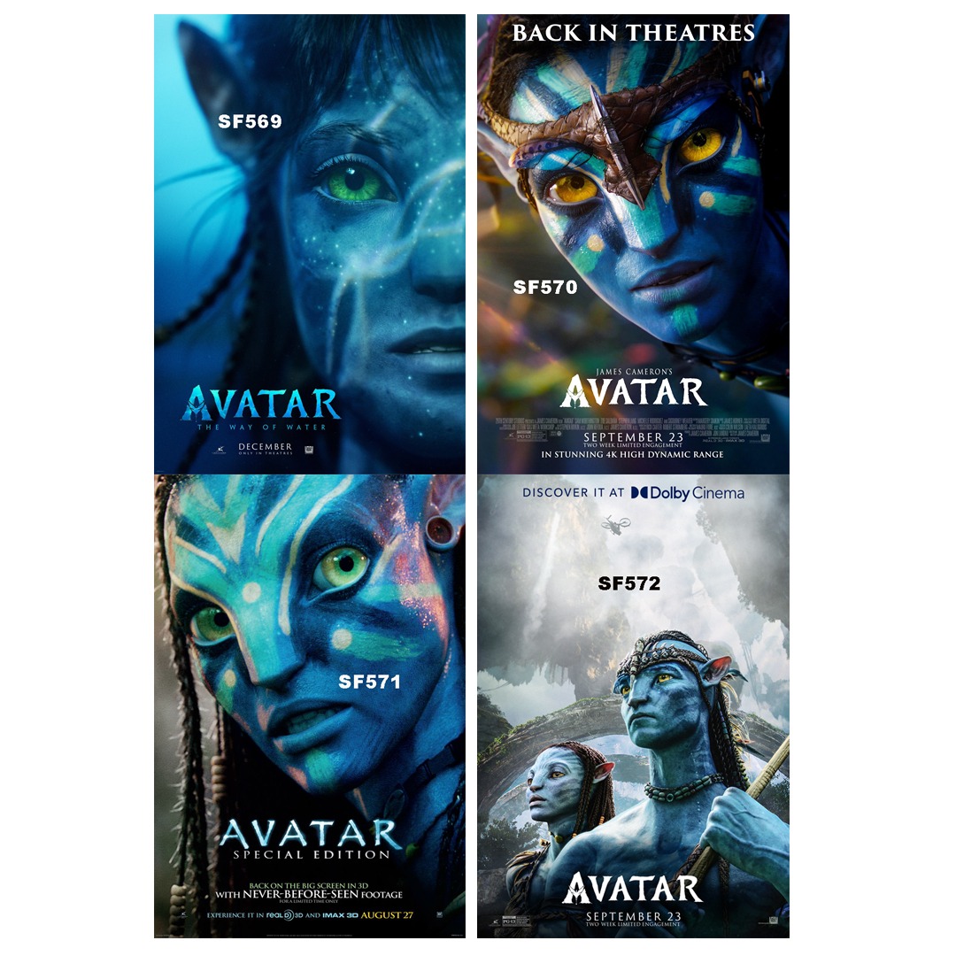 AVATAR MOVIE POSTERS, Hobbies & Toys, Memorabilia & Collectibles, Fan ...