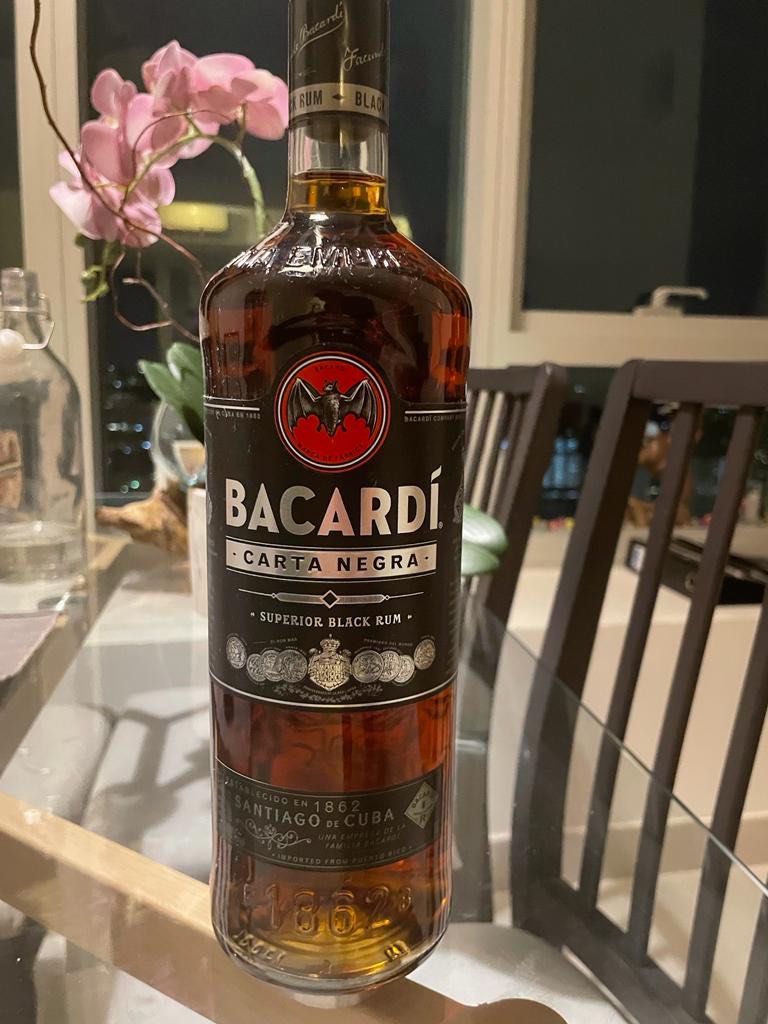 Bacardi Carta Negra, Food & Drinks, Alcoholic Beverages on Carousell