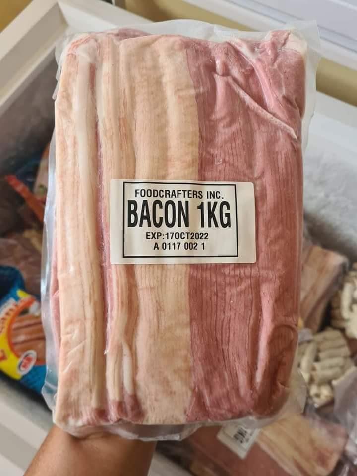 Bacon 1kg, Food & Drinks, Chilled & Frozen Food on Carousell