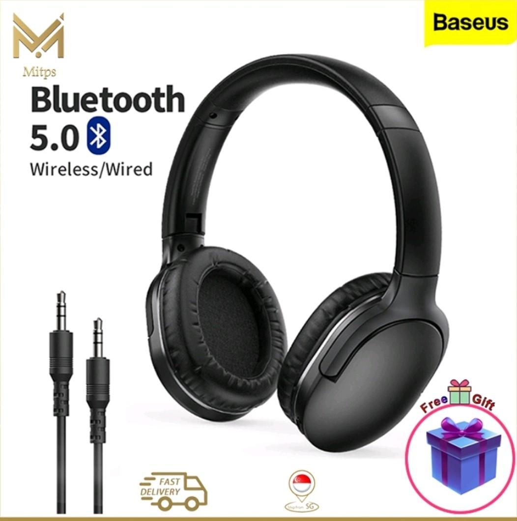 Baseus Encok Wireless Headphones (w free case!!), Audio, Headphones ...