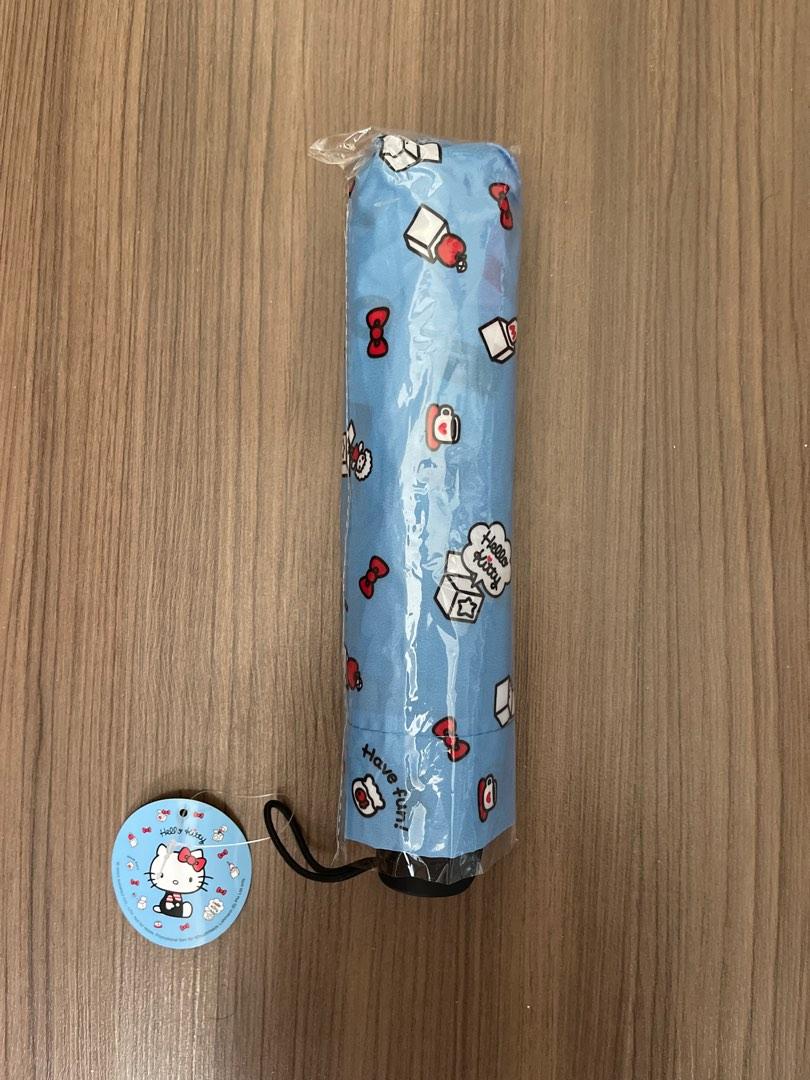 (BNWT) Hello kitty foldable umbrella - BLUE, Hobbies & Toys, Travel ...