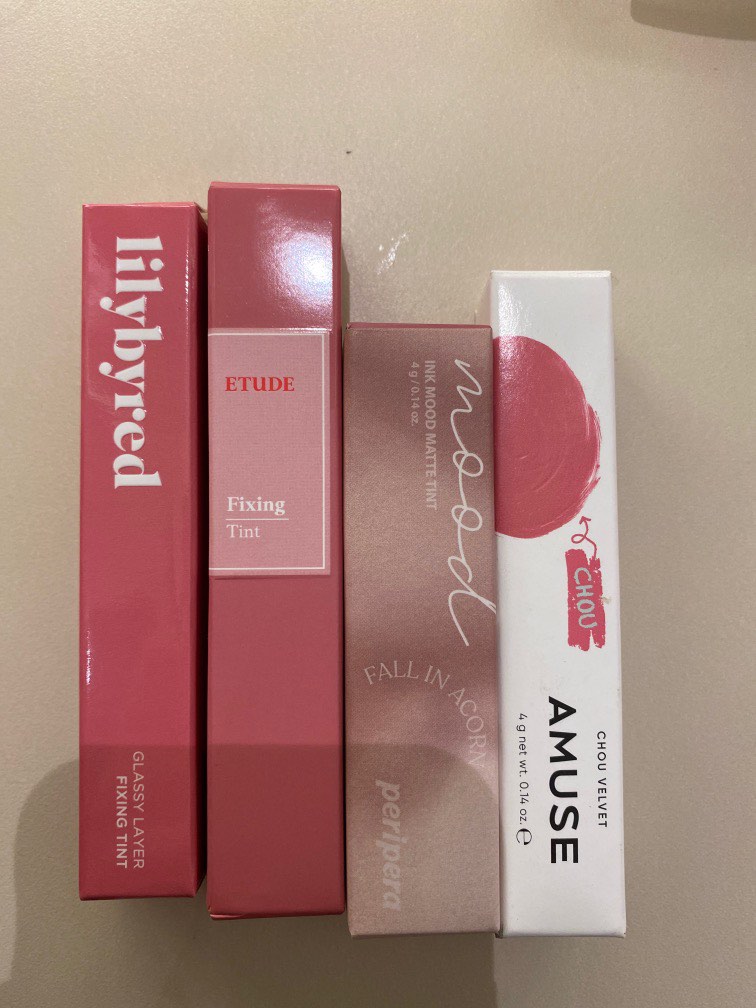 BNWT Korean Lippies, Beauty & Personal Care, Face, Makeup on Carousell