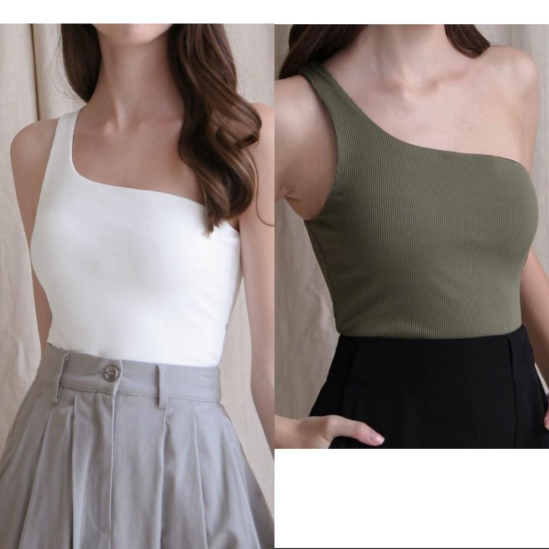 BNWT Willow Label Tessa Ribbed Toga, Women's Fashion, Tops, Sleeveless ...