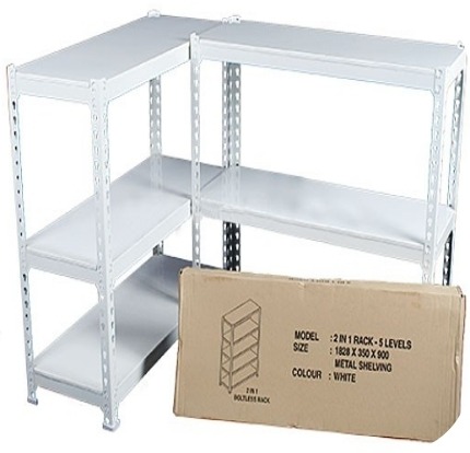 BOLTLESS RACK_ 2 IN 1 SYSTEM WITH METAL / HDF BOARD, Furniture & Home ...