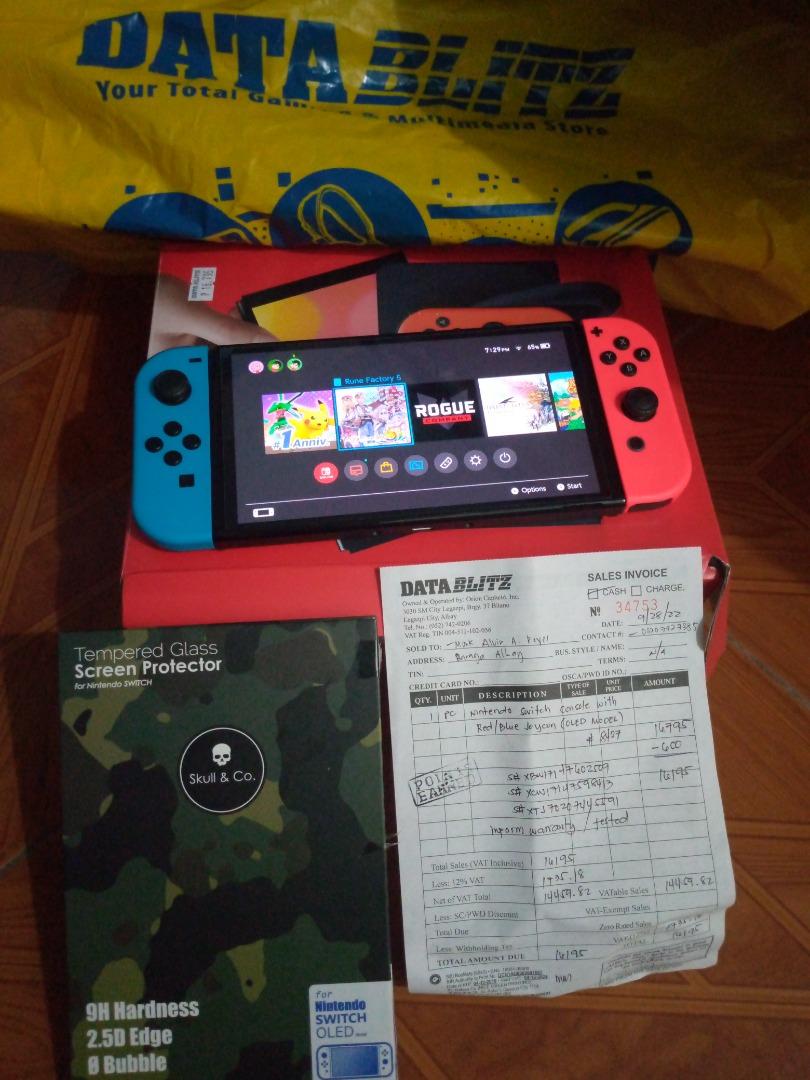BRAND NEW Nintendo Switch OLED with Games and receipt, Video Gaming ...