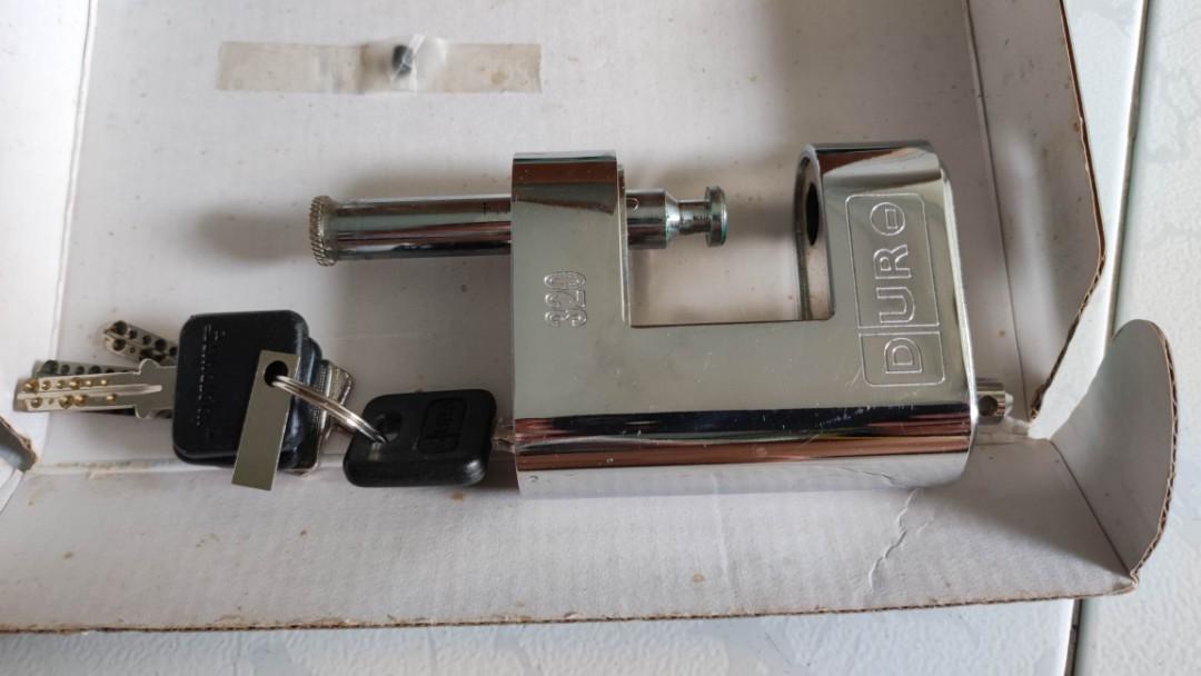 Brand New Solid Duro Lock with computerized keys, Furniture & Home ...