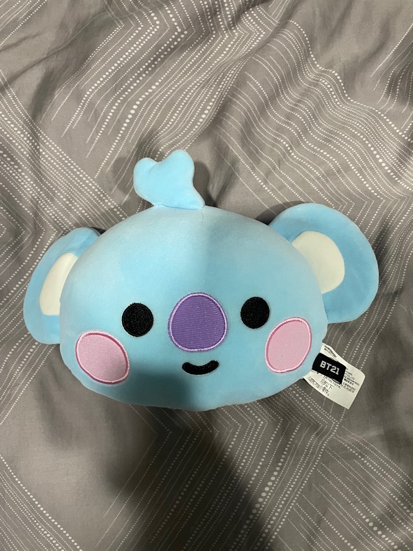 BT21 Baby Koya mini car pillow, Hobbies & Toys, Memorabilia ...