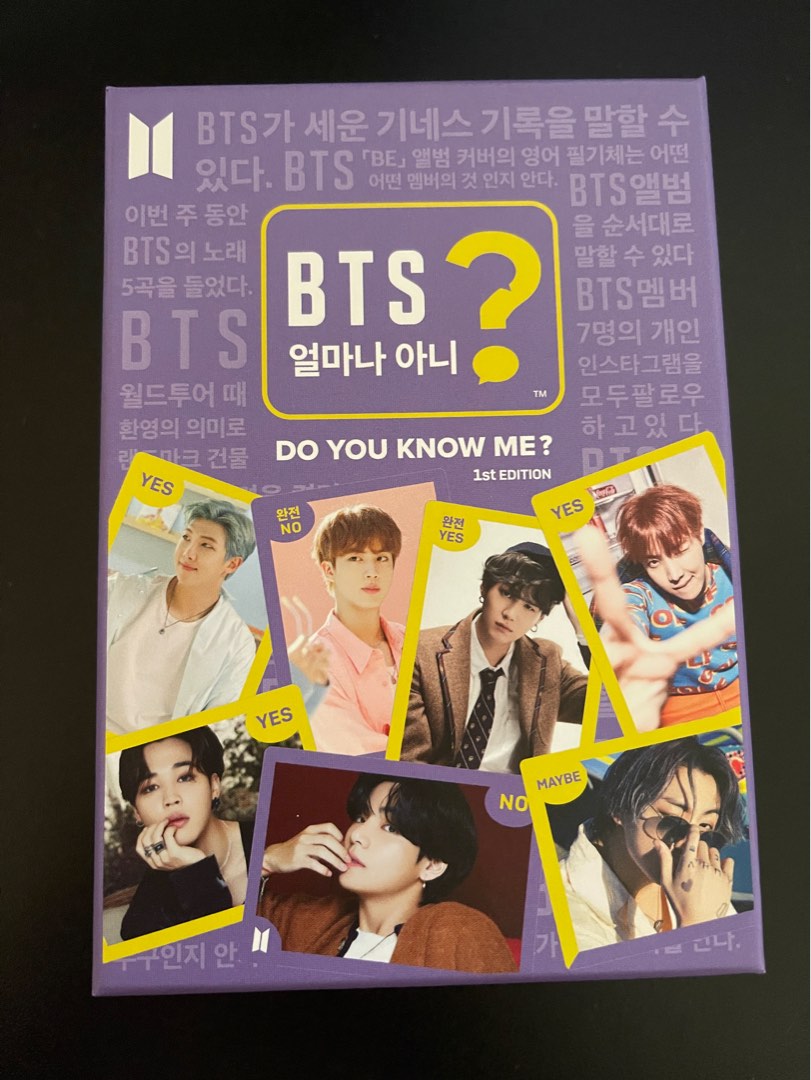 BTS Do You Know Me? Korean ver. (Trade to Eng ver.), Hobbies & Toys ...