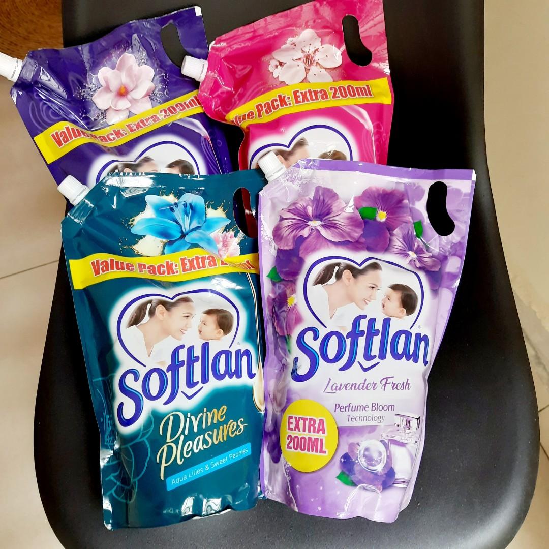 Bundle 4 of Softlan Softener Refill Pack, Furniture & Home Living ...