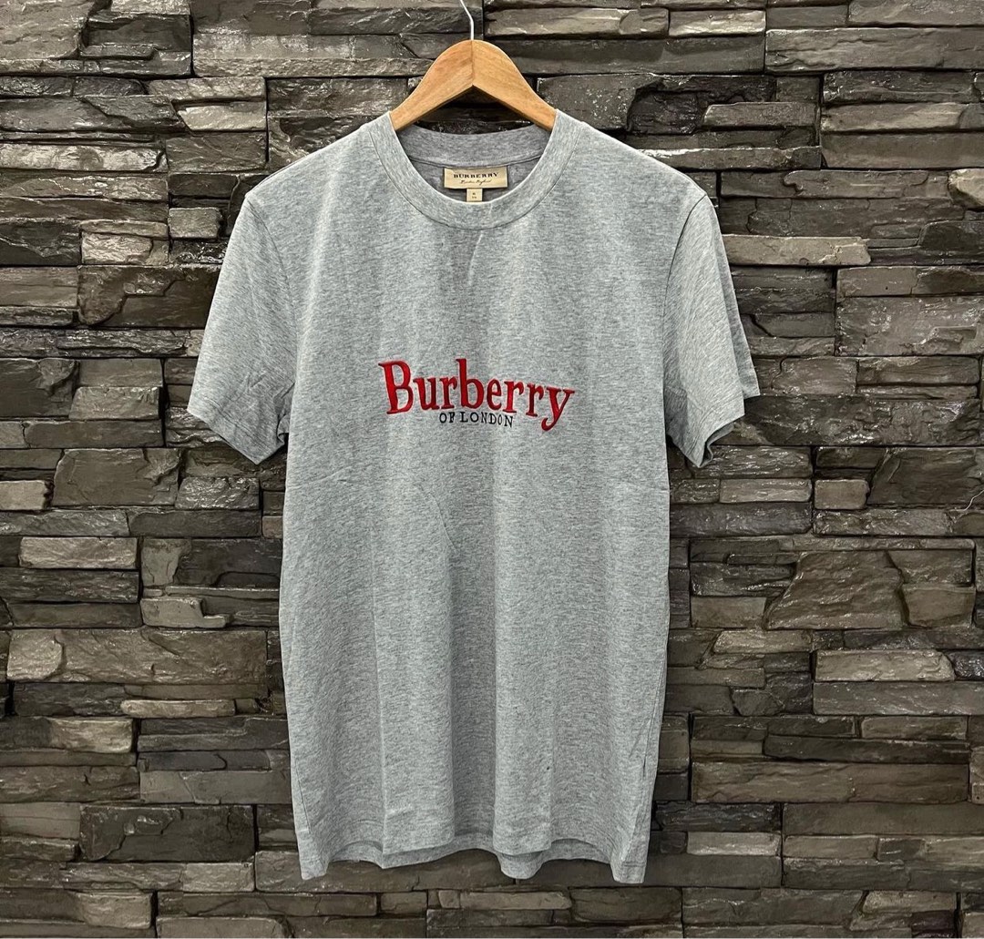Burberry Tee Shirt, Luxury, Apparel on Carousell