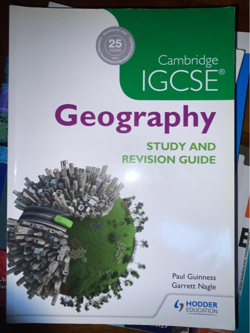 Cambridge IGCSE Geography STUDY AND REVISION GUIDE Hodder, Hobbies ...