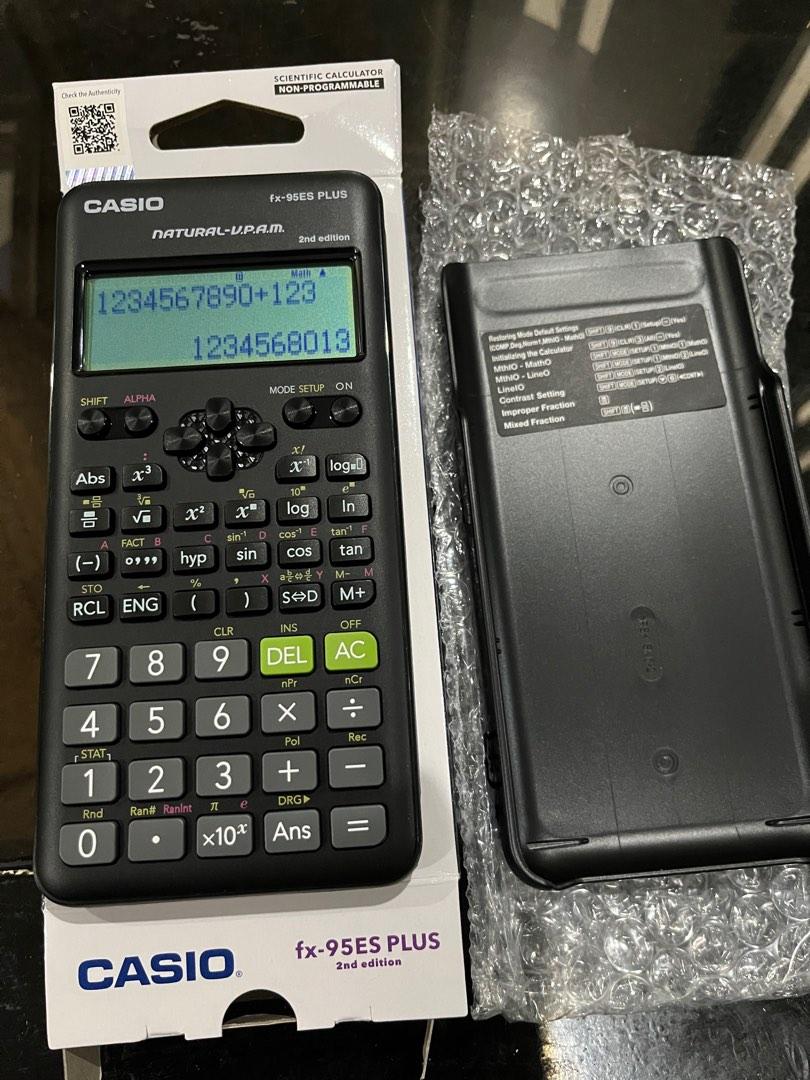 Casio Fx 95es plus scientific calculator, Computers & Tech, Office ...