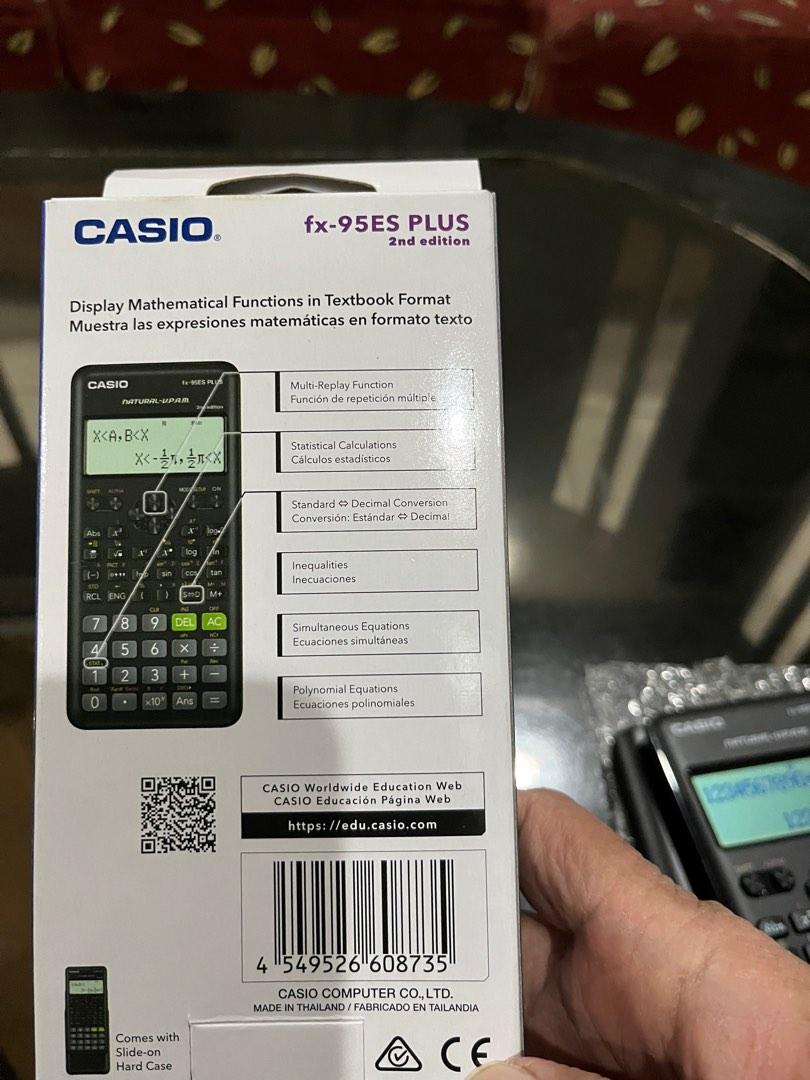 Casio Fx 95es plus scientific calculator, Computers & Tech, Office ...