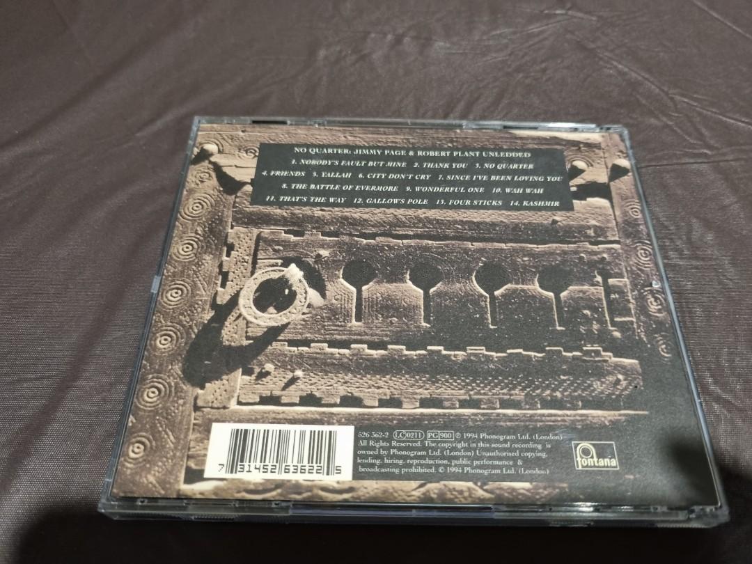 CD Jimmy Page Robert Plant No Quarter, Hobbies & Toys, Music & Media ...