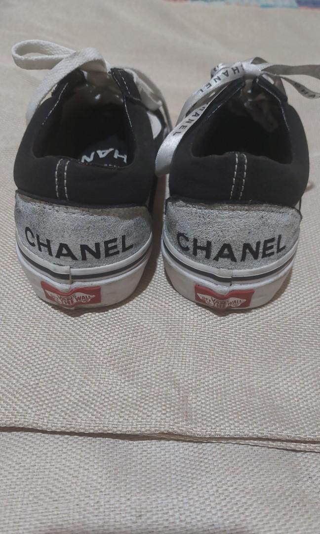 Chanel vans, Men's Fashion, Footwear, Sneakers on Carousell