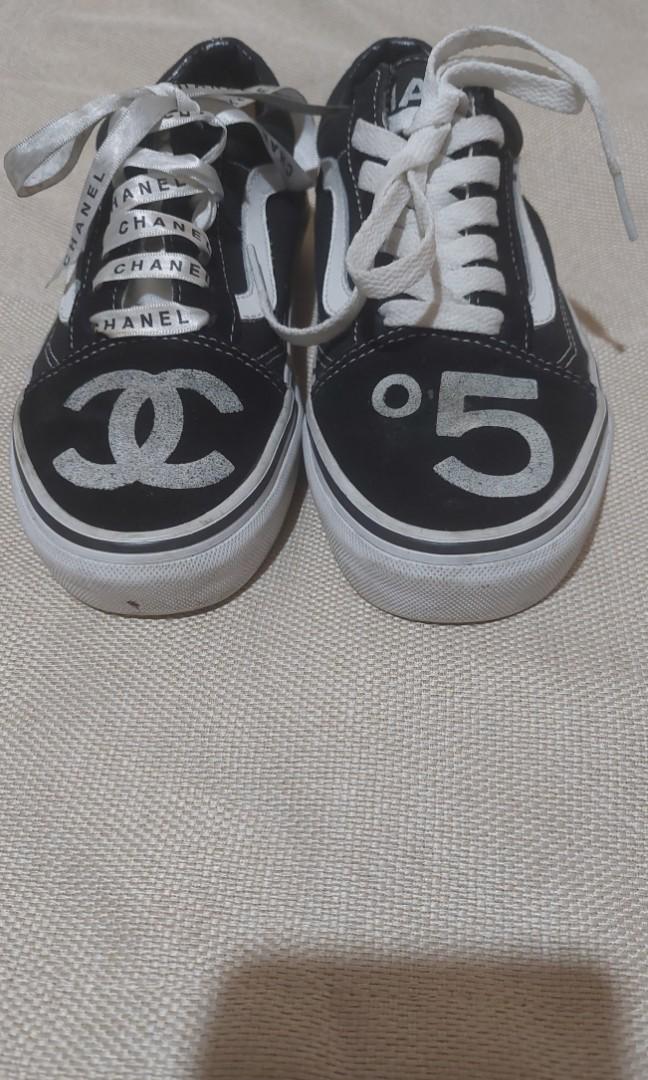 Chanel vans, Men's Fashion, Footwear, Sneakers on Carousell