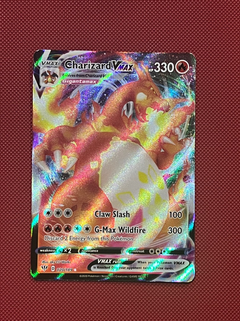 Charizard vmax, Hobbies & Toys, Toys & Games on Carousell