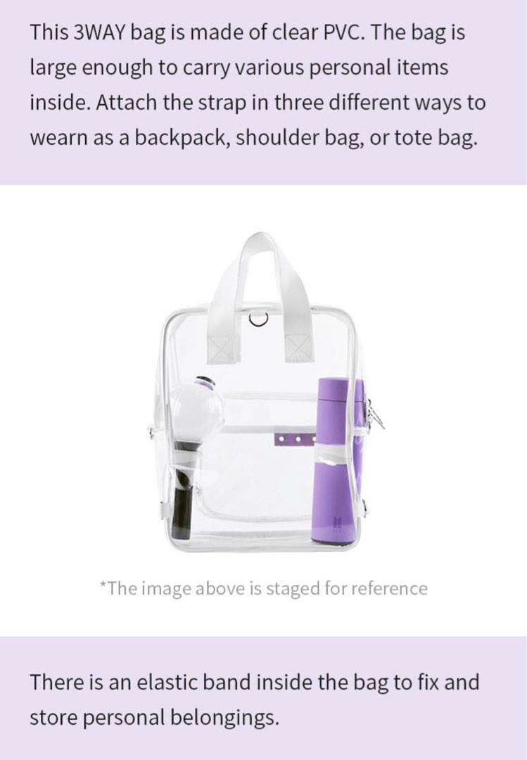 Clear Bag Merch BTS, K-Wave di Carousell