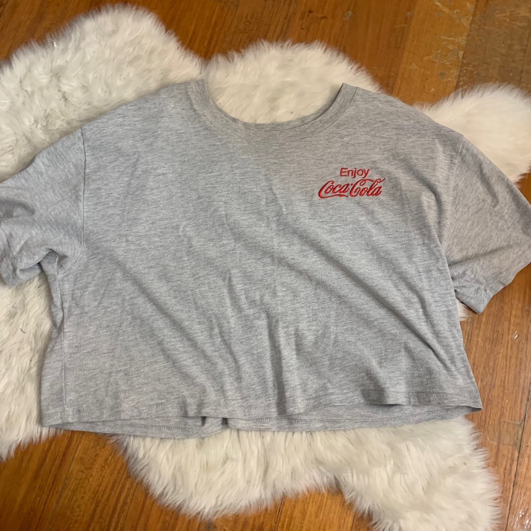 Coca cola crop top, Women's Fashion, Tops, Blouses on Carousell