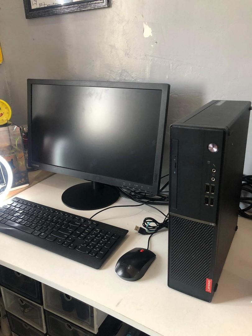 Computer set Lenovo i3 7th Gen, Computers & Tech, Desktops on Carousell