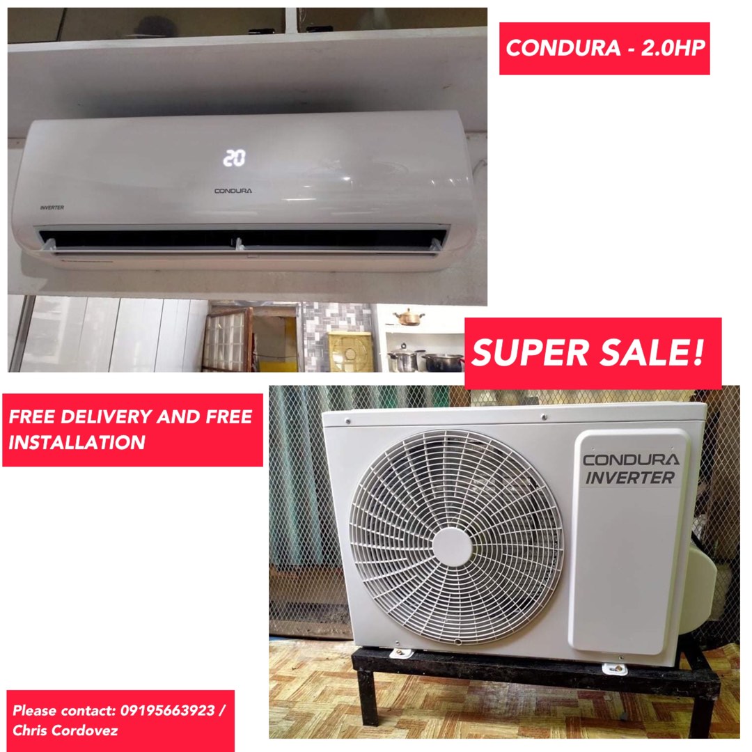 CONDURA - 2.0HP, TV & Home Appliances, Air Conditioning and Heating on ...