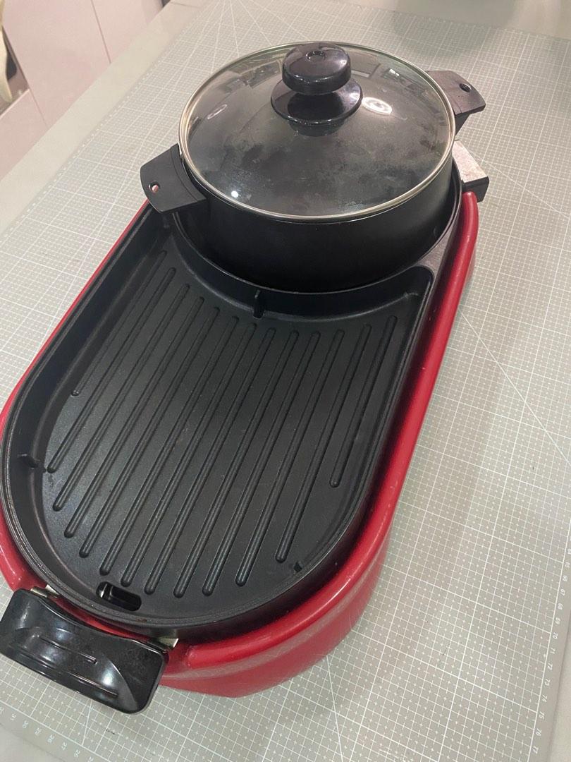 Cornell 2-in-1 Steamboat Pan Grill Hotpot Set, TV & Home Appliances ...
