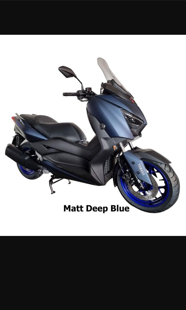Coverset, 2022 Xmax 300, Matte Deep Blue, Motorcycles, Motorcycle ...