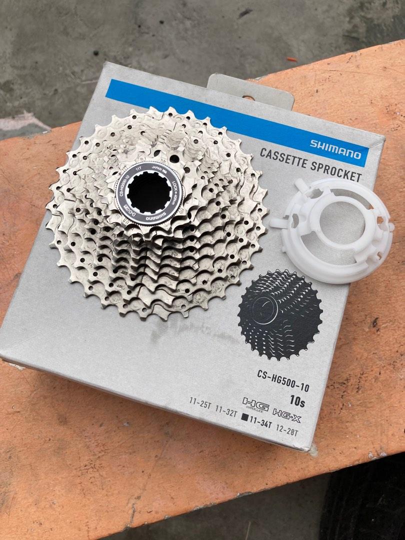 CS-HG500-10 Speed Cogs 11/34T (Almost New), Sports Equipment, Bicycles ...