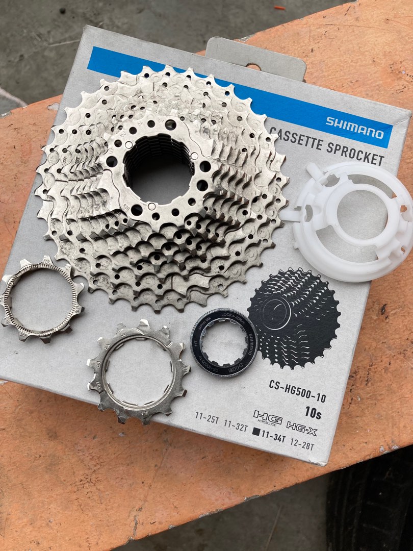 CS-HG500-10 Speed Cogs 11/34T (Almost New), Sports Equipment, Bicycles ...