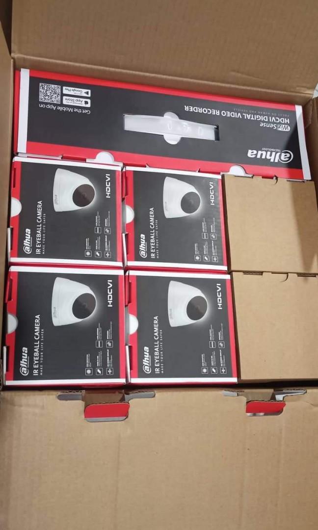 Dahua Wiz Sense 8 Channel Camera Kit 1xAI XVR 4x 2MP Turret Plug and ...