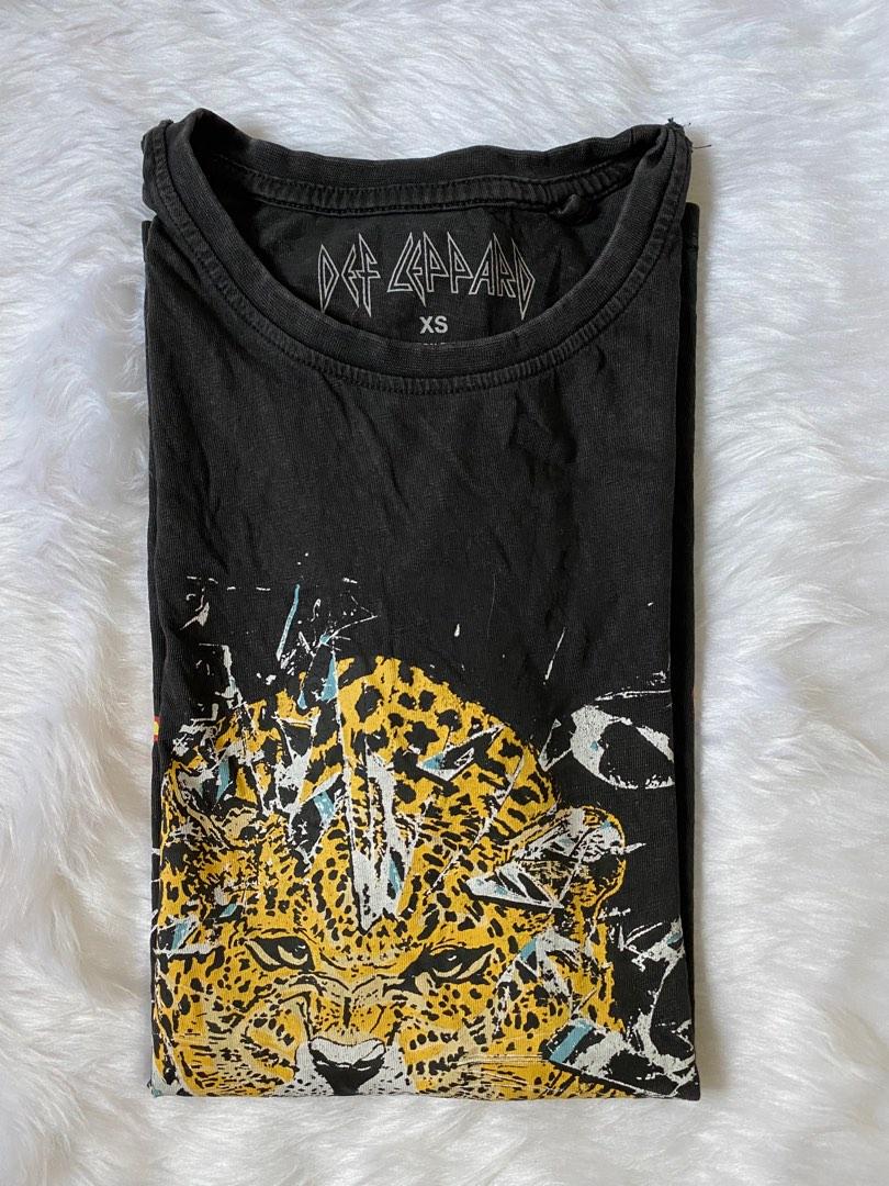 Def Leppard Tiger Shirt, Women's Fashion, Tops, Shirts on Carousell