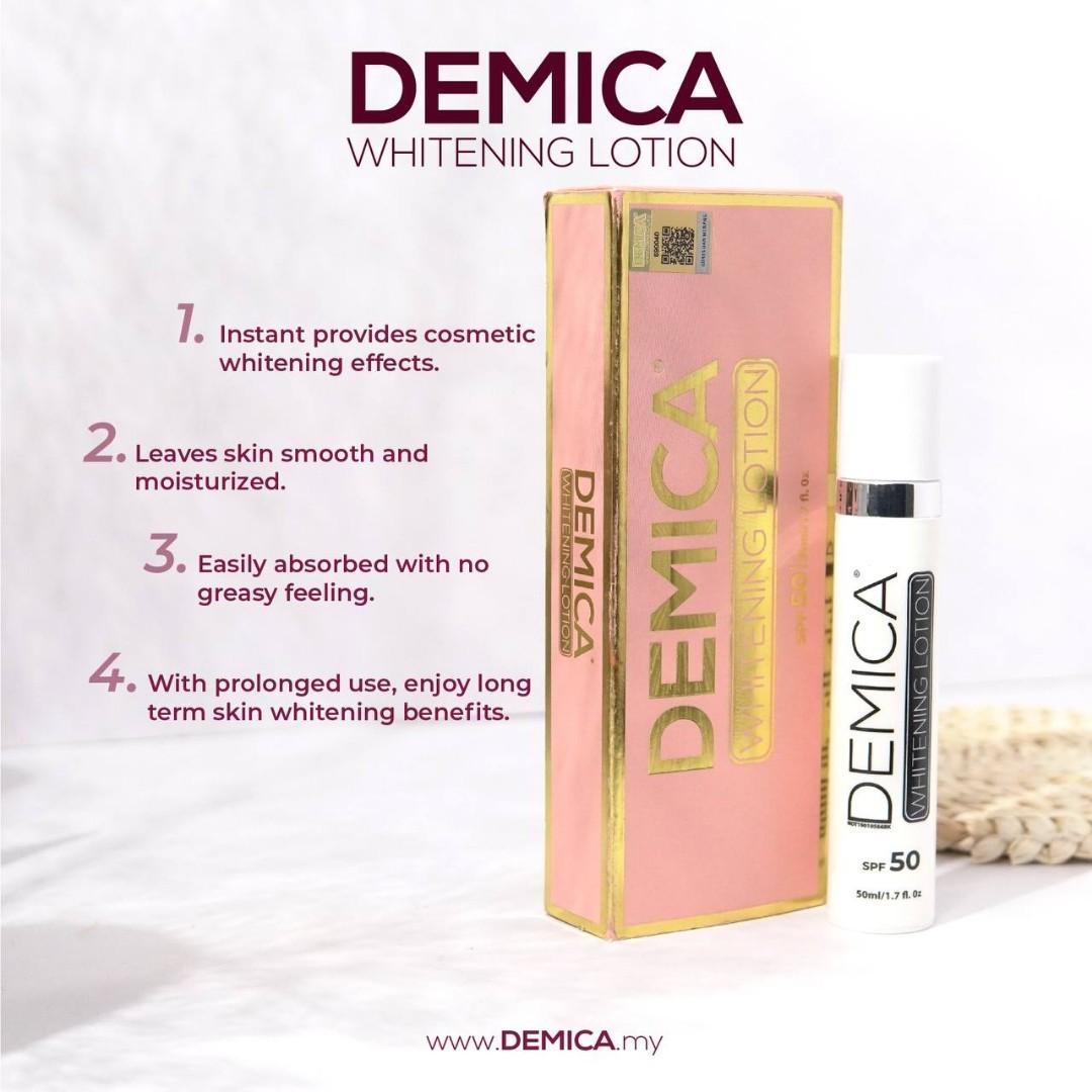 Demica Whitening Lotion, Beauty & Personal Care, Face, Makeup on Carousell