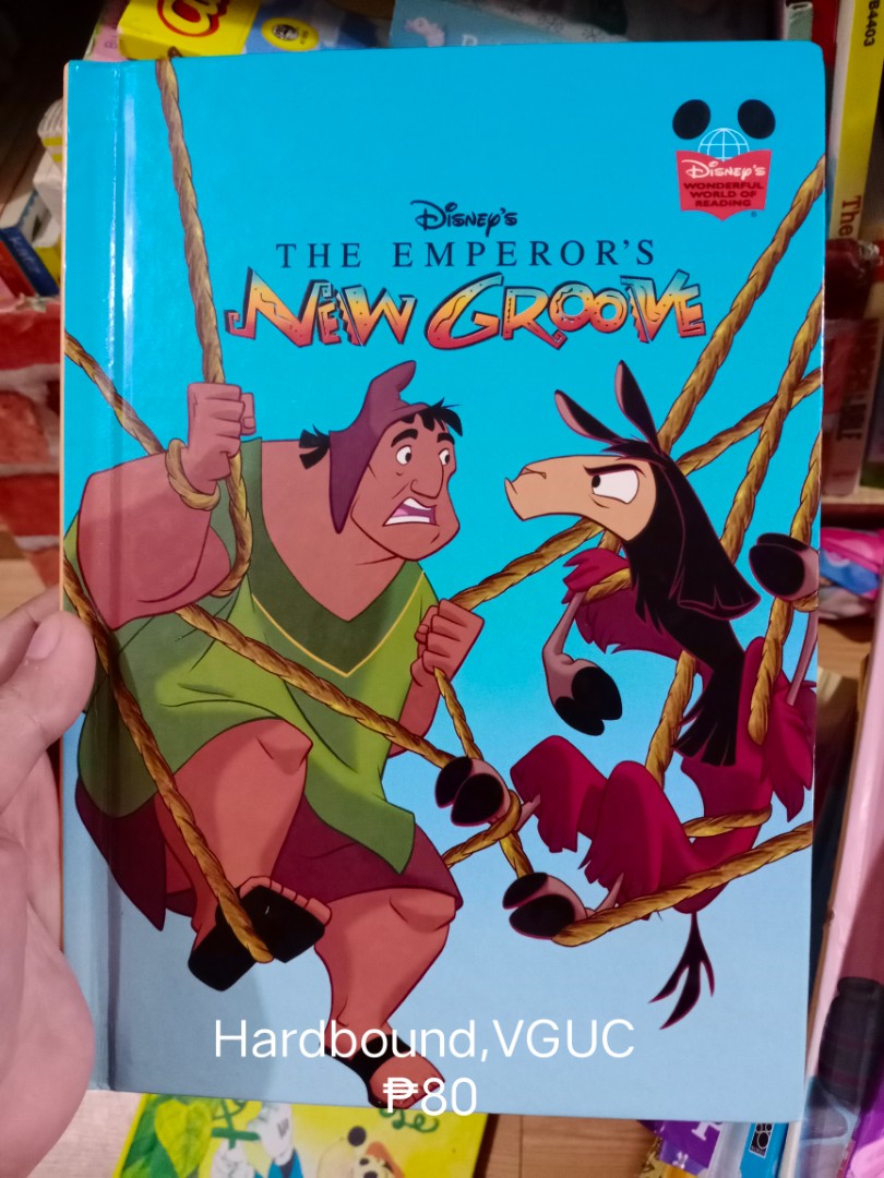 Disney The Emperor's New Groove Hardbound, Hobbies & Toys, Books ...