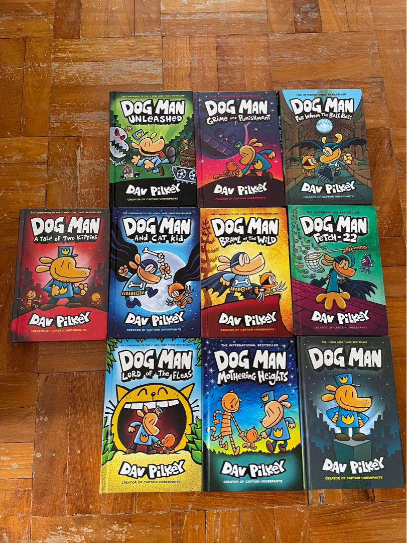 Dog Man set of 10 books, Hobbies & Toys, Books & Magazines, Children's ...