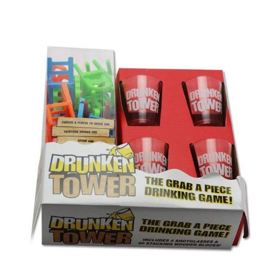 Drunken Tower Drinking Game, Hobbies & Toys, Toys & Games on Carousell