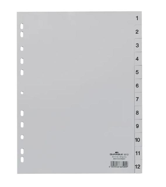 Durable Grey A4 File Divider, Hobbies & Toys, Stationery & Craft ...