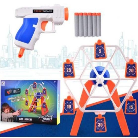 Electric Rotating Blast Shooting Toy Children's Toy Board Game Wheel ...