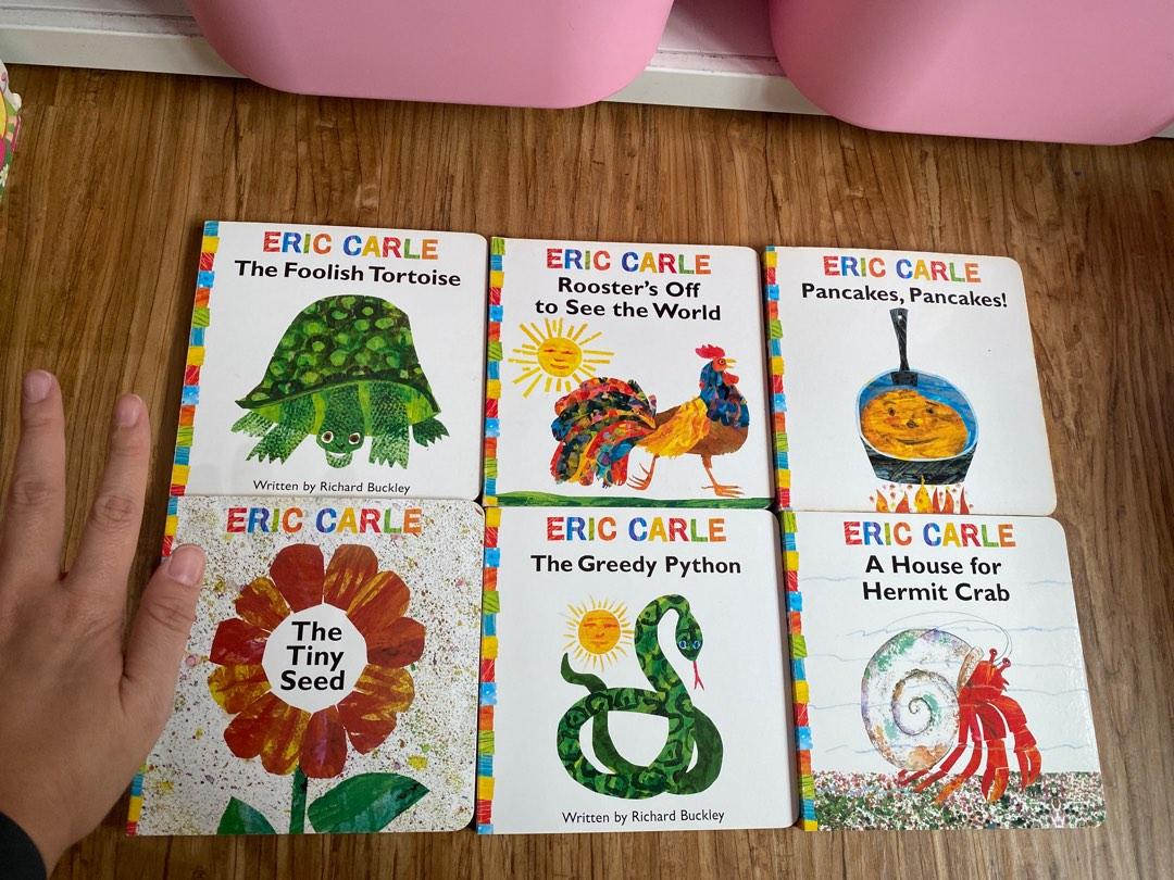 Eric Carle Children books: FOOLISH TORTOISE , ROOSTER OFF TO SEE THE ...