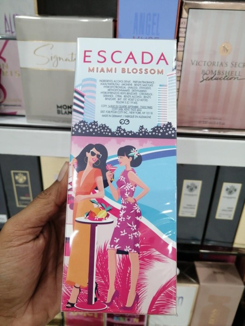 ESCADA MIAMI BLOSSOM 100ML EDT, Beauty & Personal Care, Fragrance ...