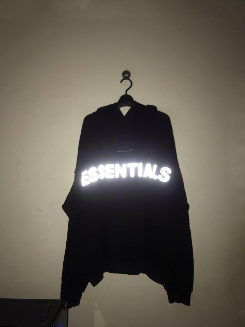 Essentials 3M Reflective Hoodie, Men's Fashion, Tops & Sets, Hoodies on ...