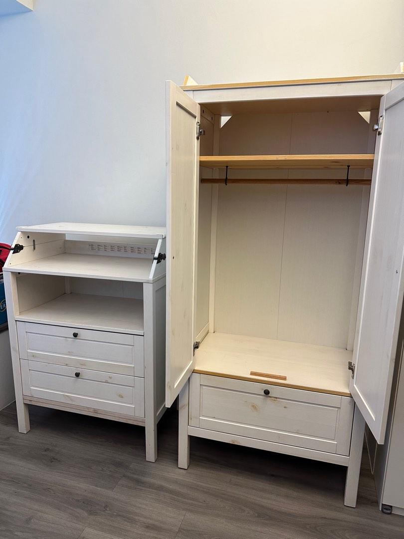 Everlasting! IKEA sundvik wardrobe, white, Babies & Kids, Baby Nursery ...