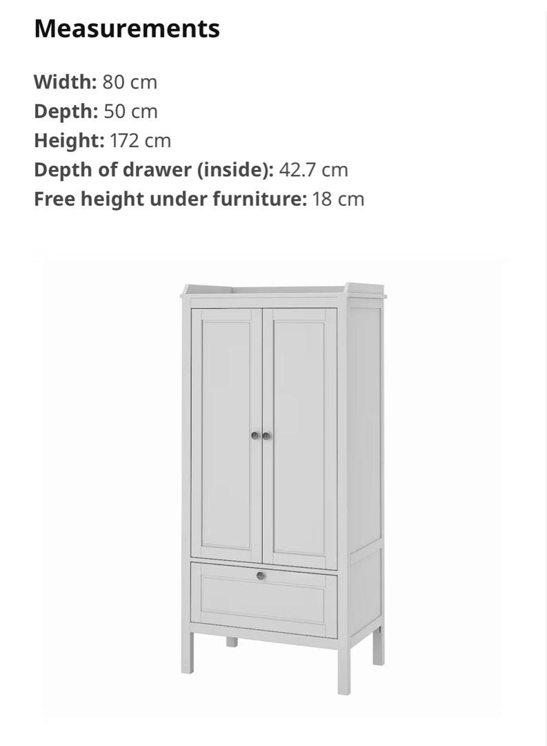 Everlasting! IKEA sundvik wardrobe, white, Babies & Kids, Baby Nursery ...