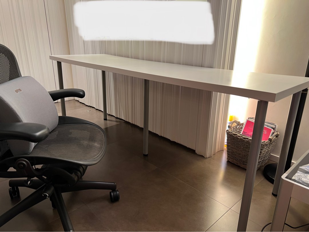 Extra-Long Ikea Work Bench/Table 特長工作枱, 傢俬＆家居, 傢俬, 桌子 - Carousell