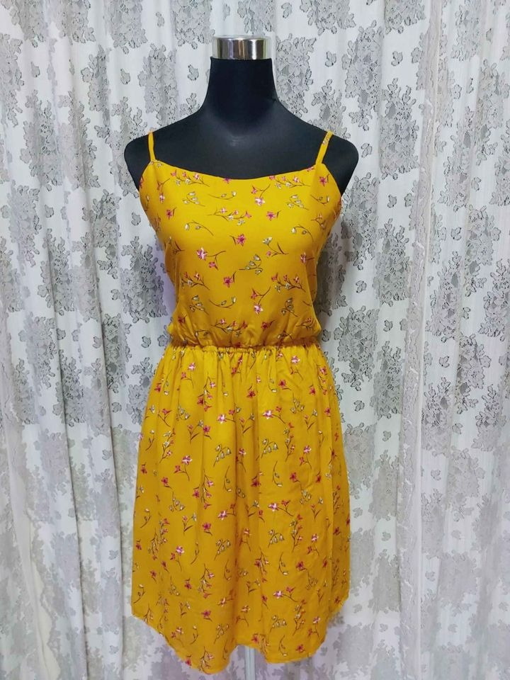 Floral Spgahetti Strap Casual dress, Women's Fashion, Dresses & Sets ...